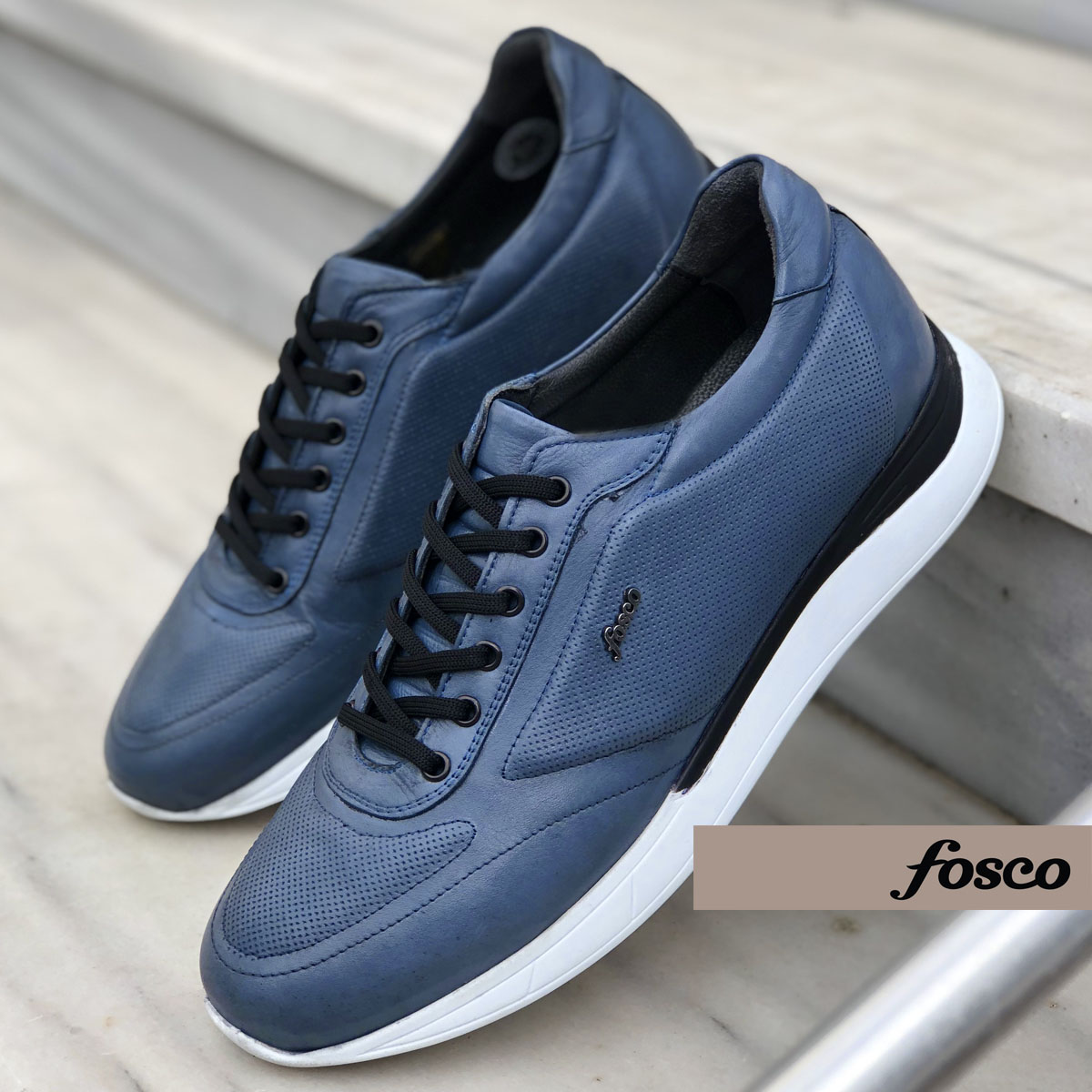 Wholesale Lace Up Leather Men's Sports Shoes 2088 237 - Fosco Shoes