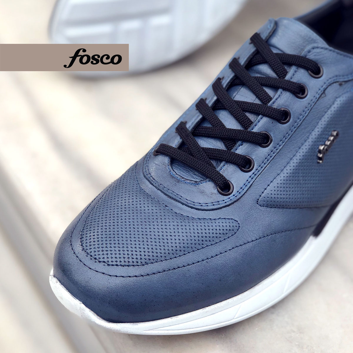 Wholesale Lace Up Leather Men's Sports Shoes 2088 237 - Fosco Shoes