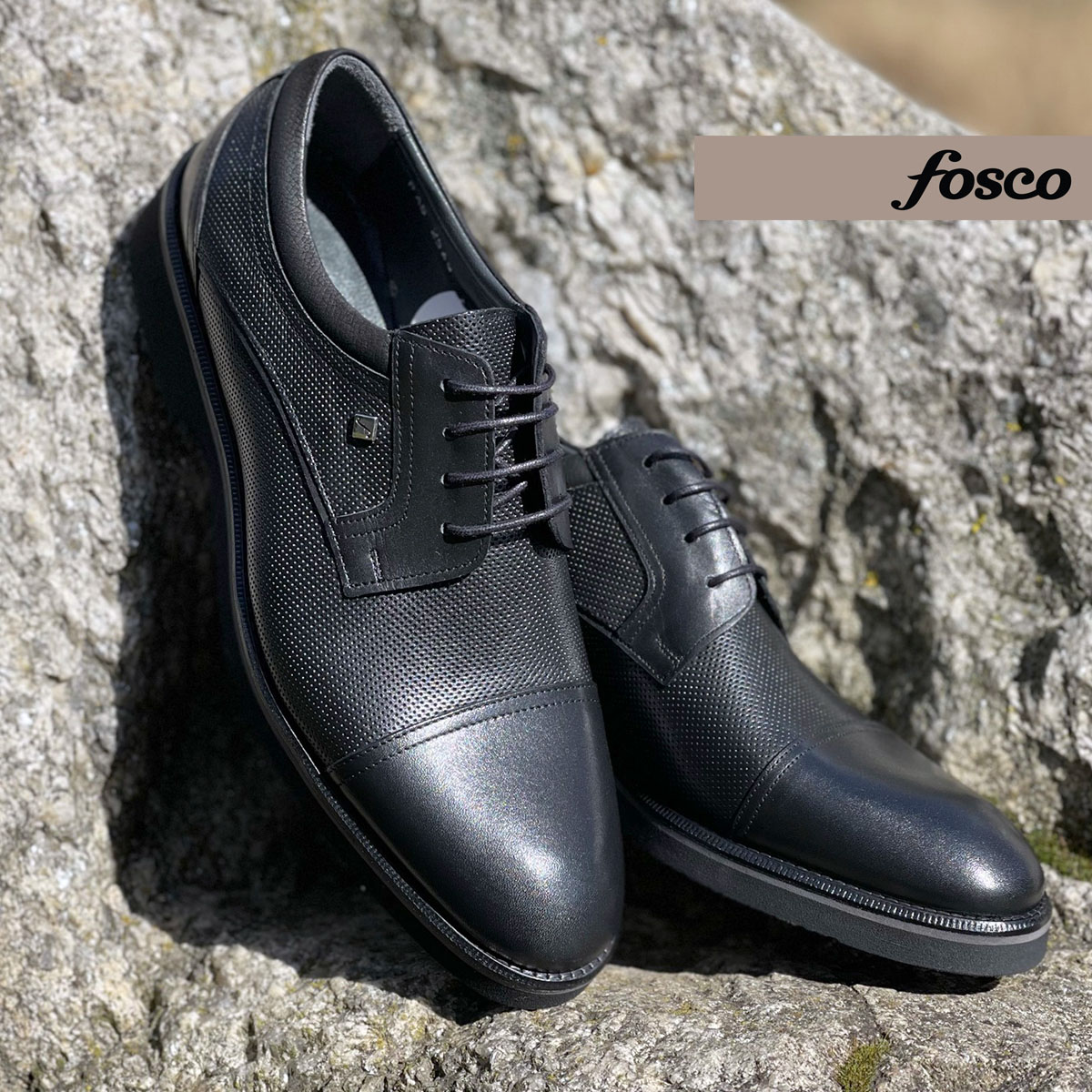Wholesale Men's Casual Leather Shoes 2568 46 911 - Fosco Shoes