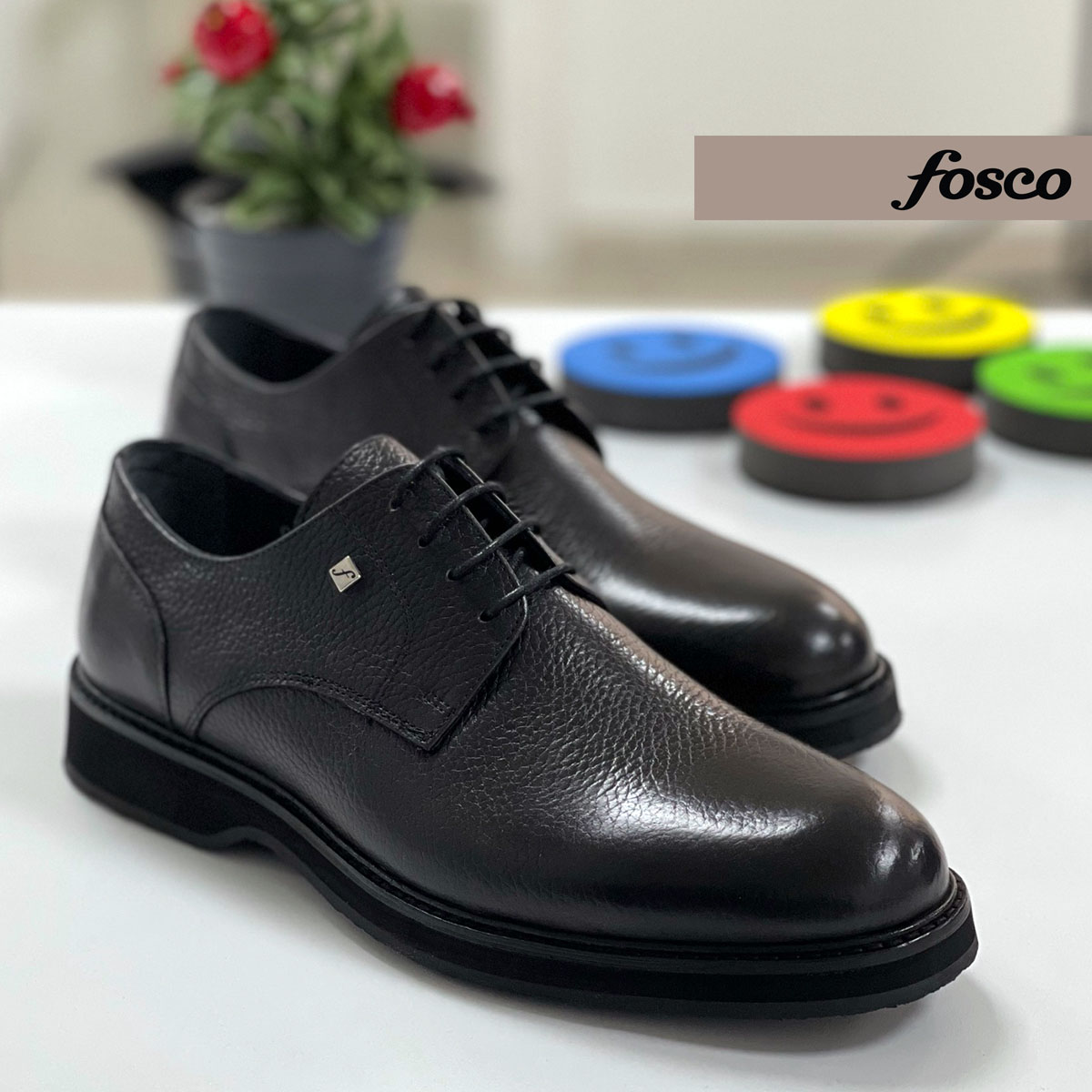 Wholesale Men's Casual Leather Shoes 2608 286 - Fosco Shoes