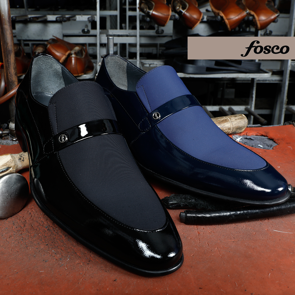 Men's Fashion Shoes Black 8523 430 505 - Fosco Shoes